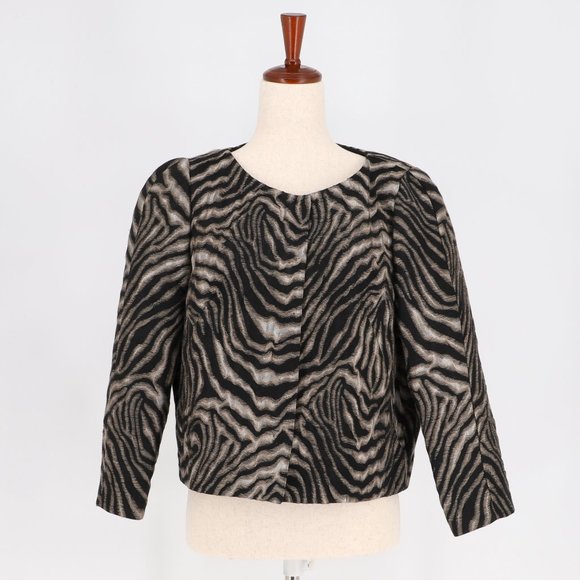 Hugo Boss | Jackets & Coats | Boss Hugo Boss Textured Zebra Print Linen ...